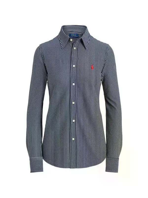 Polo Ralph Lauren Striped Cotton Shirt - Blue