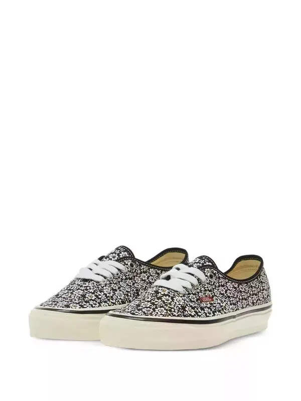 VANS Authentic Floral-print Sneakers - Black