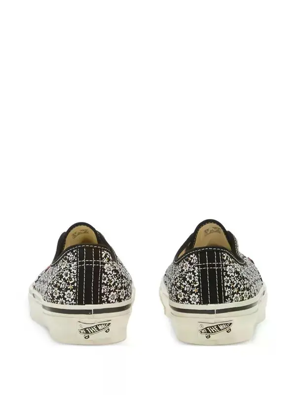 VANS Authentic Floral-print Sneakers - Black