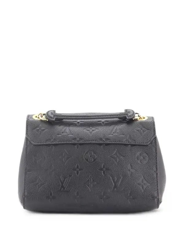 LOUIS VUITTON Vavin Handbag Monogram Empreinte Leather Bb Crossbody Bag - Black