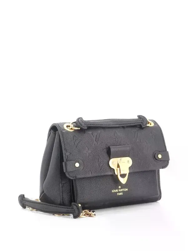 LOUIS VUITTON Vavin Handbag Monogram Empreinte Leather Bb Crossbody Bag - Black