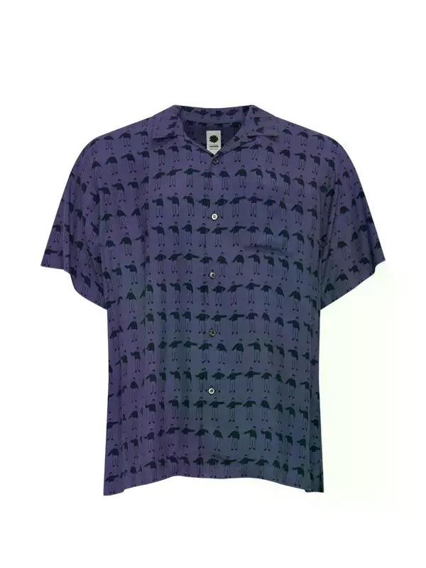 VOWELS Wiggles Graphic-print Short-sleeved Shirt