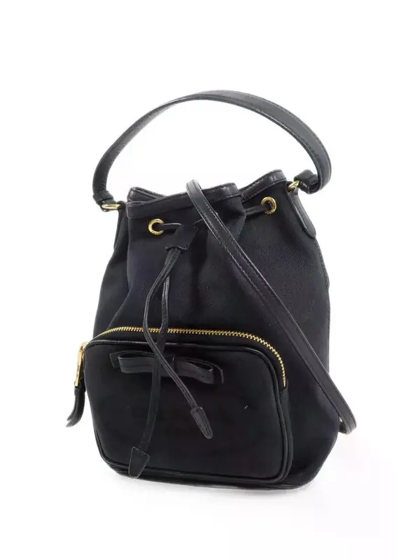 Prada Bow-detail Bucket Bag