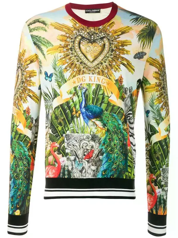 Dolce & Gabbana Dg King Jumper - Yellow