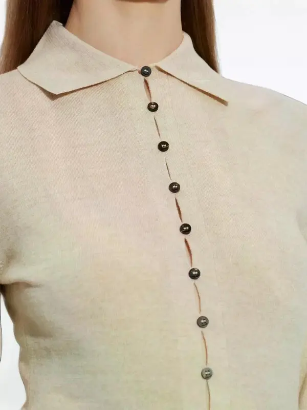 Jacquemus The Merino Long-sleeve Polo Shirt