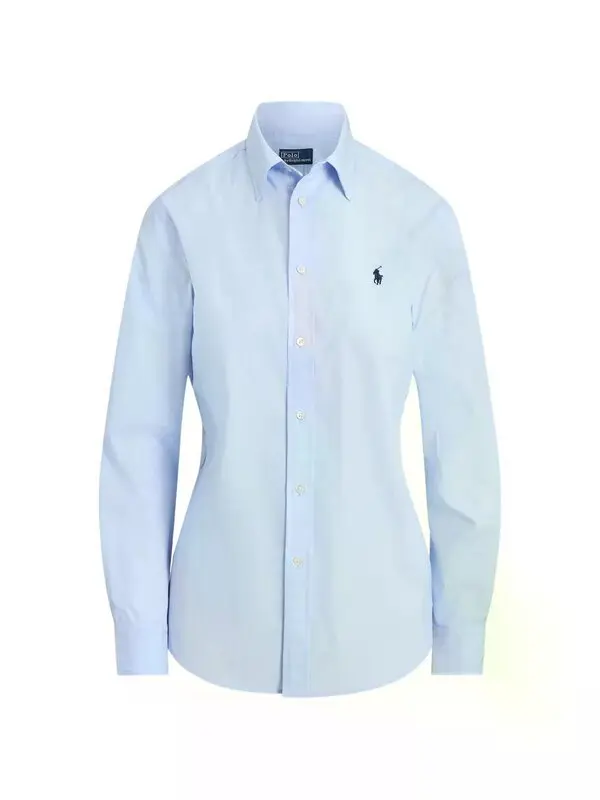 Polo Ralph Lauren Logo-embroidered Button-down Shirt - Blue