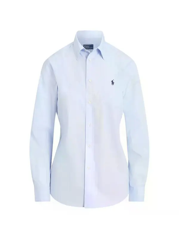 Polo Ralph Lauren Logo-embroidered Button-down Shirt - Blue