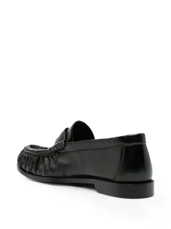 Saint Laurent Logo-plaque Loafers