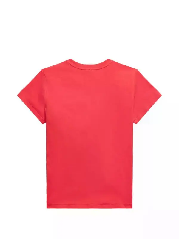 Polo Ralph Lauren Pony-embroidered Cotton T-shirt - Red