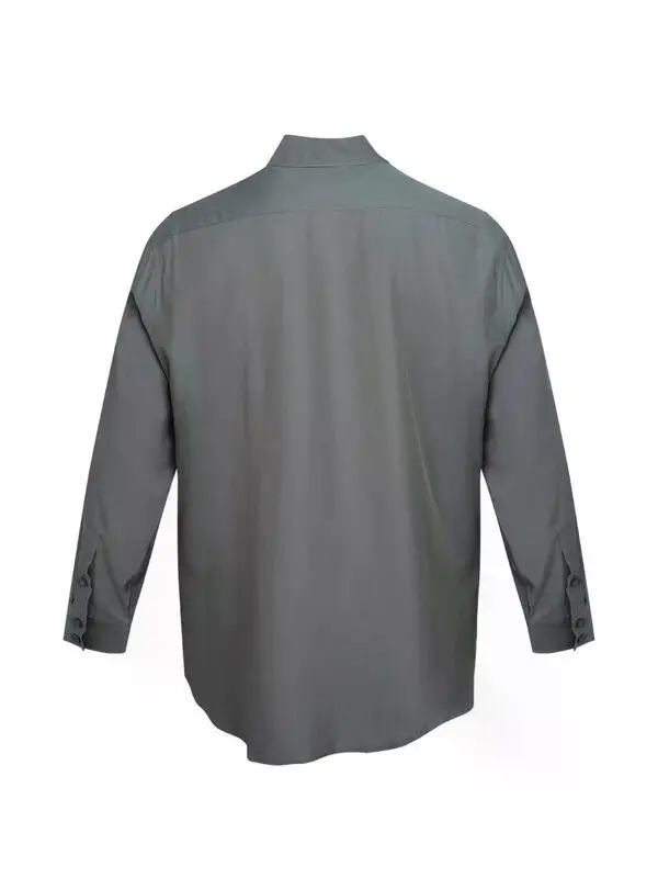 Yohji Yamamoto Patch-pocket Long-sleeve Shirt