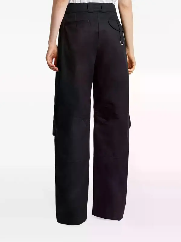 Off-White Straight-leg Cotton Cargo Trousers