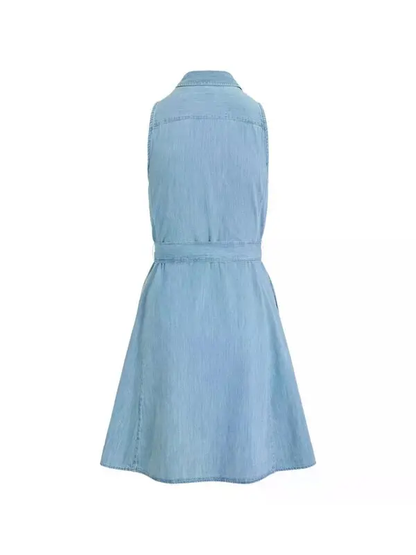 Polo Ralph Lauren Sleeveless Belted Mini Dress