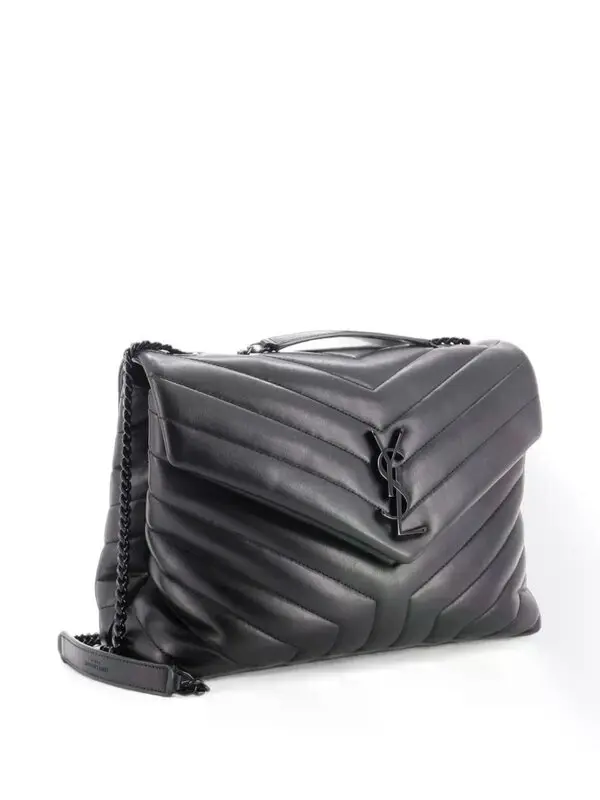 Saint Laurent Loulou Matelasse Chevron Leather Medium Shoulder Bag