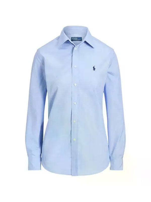 Polo Ralph Lauren Logo-embroidered Cotton Shirt - Blue