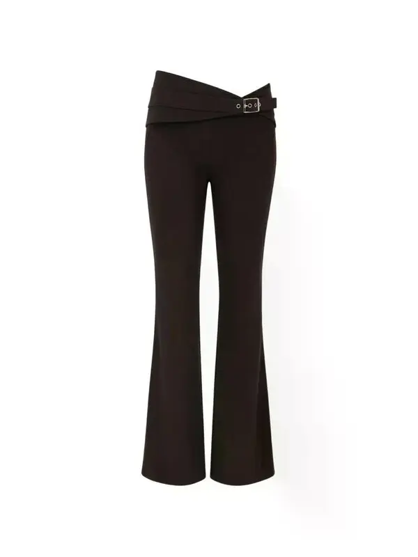 STOLEN STORES Buckled Flared Trousers