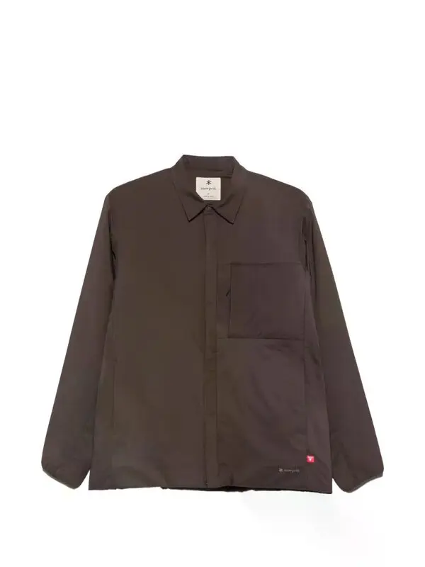 SNOW PEAK Zip-up Shirt Jacket - Brown