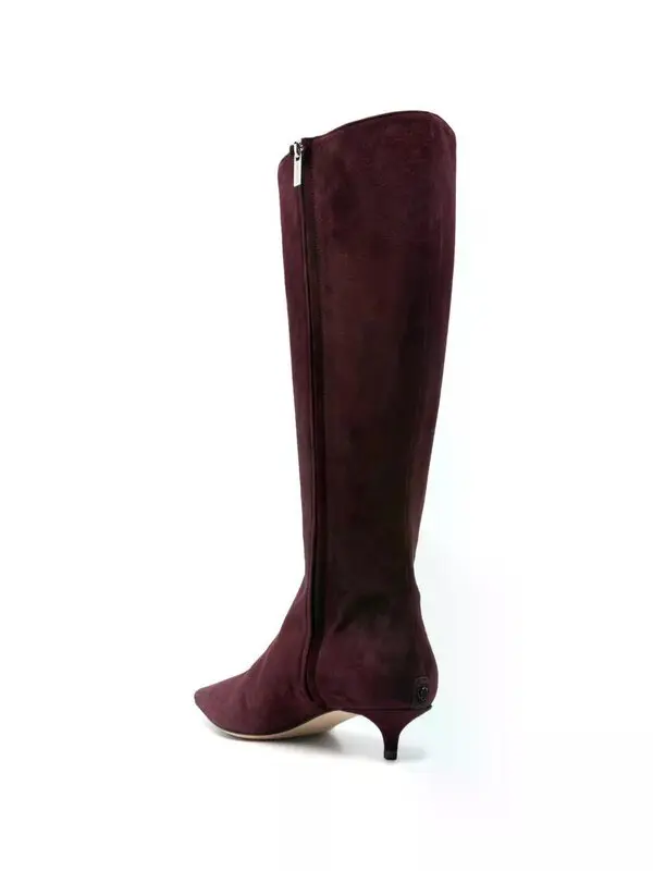 JIMMY CHOO Amis Suede Boots - Purple