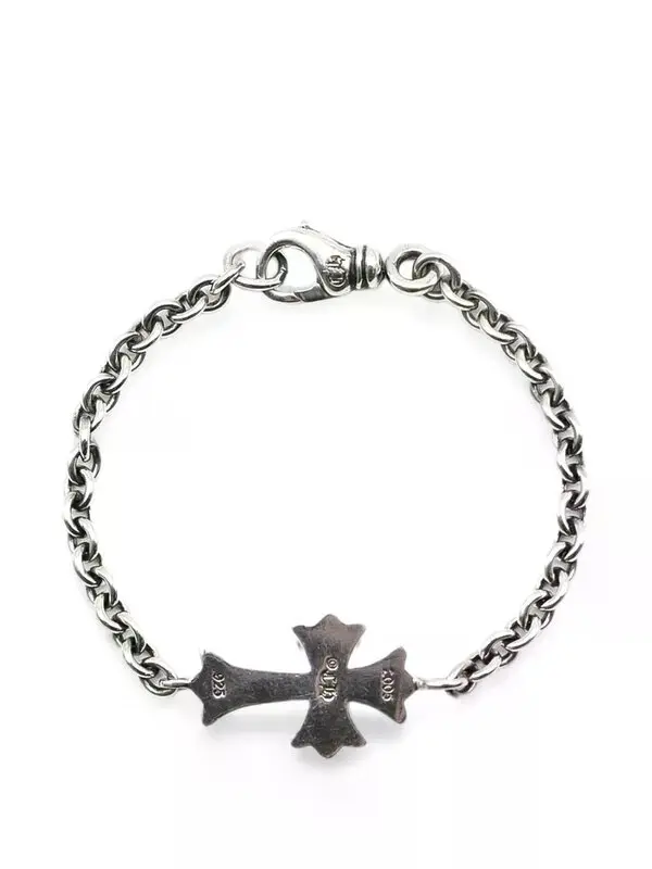 Chrome Hearts Ch Cross Chain Bracelet - Silver