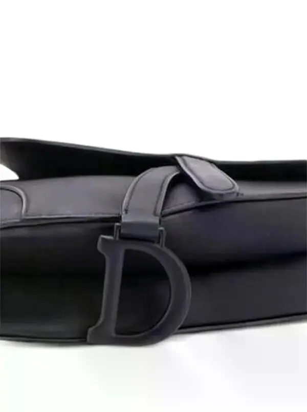 Dior Ultra Matte Saddle Handbag With Strap Leather Mini Shoulder Bag
