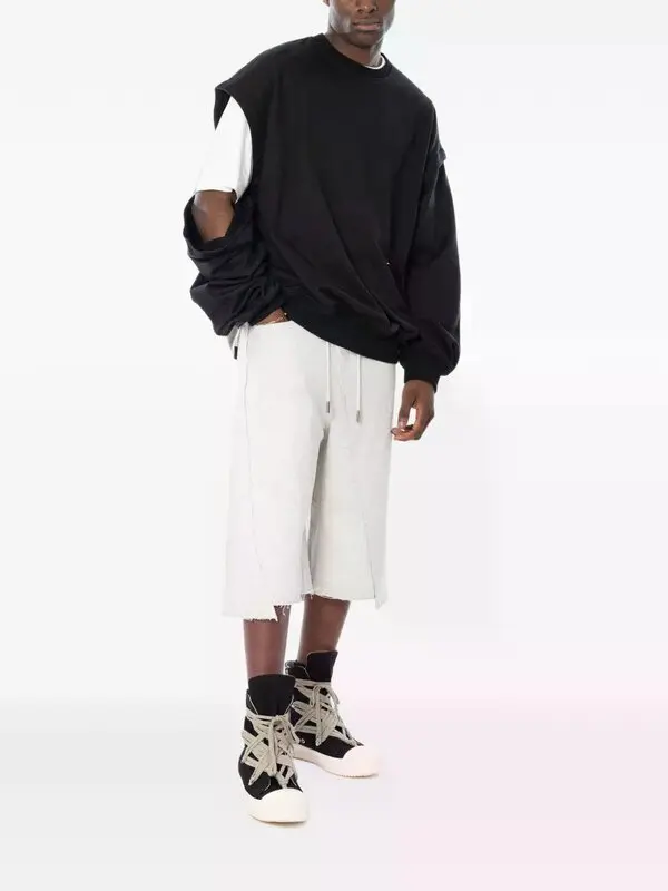 SONGZIO Embroidered Layered-effect Sweatshirt