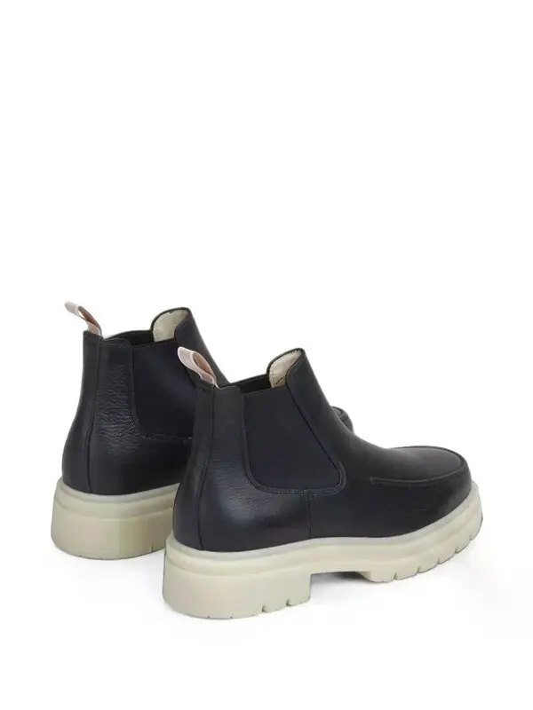 AURELIEN Grained Leather Chelsea Boots