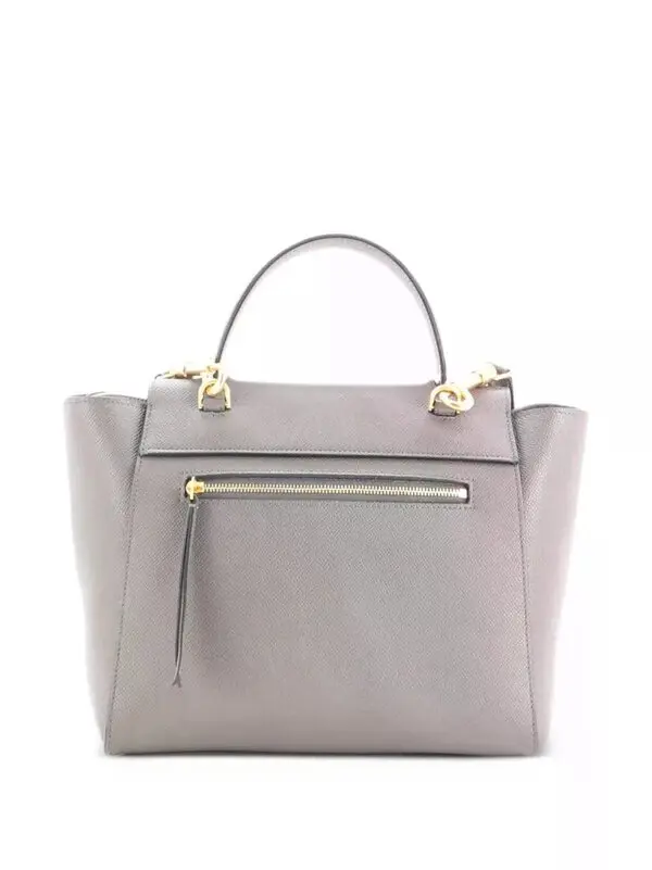 Celine Belt Bag Textured Leather Micro Satchel - Grey