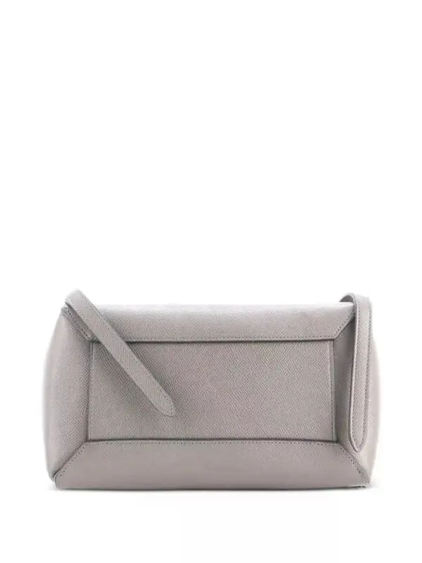 Celine Belt Bag Textured Leather Micro Satchel - Grey