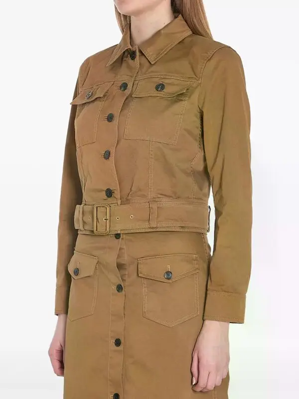 Saint Laurent Belted Cotton Jacket