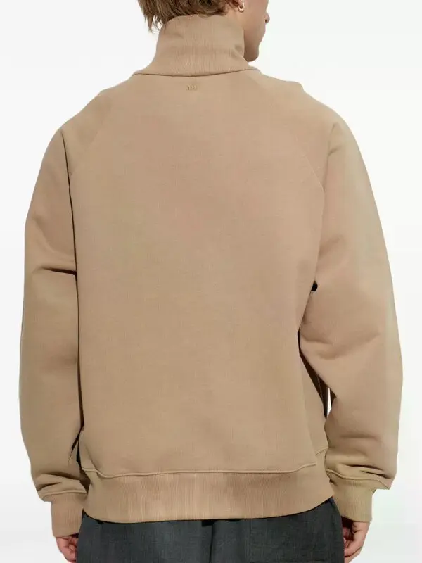 AMI Paris De Coeur-embroidered Sweatshirt