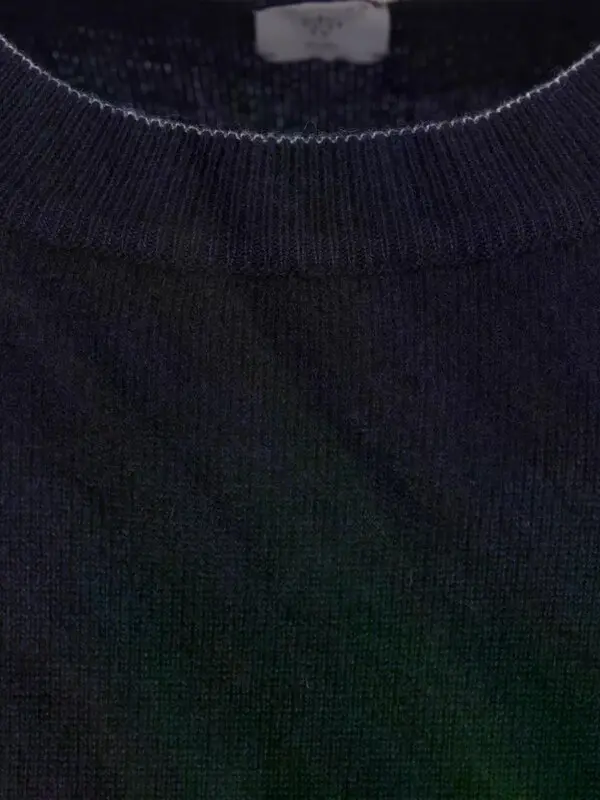 Eleventy Contrast-trim Crew-neck Sweater