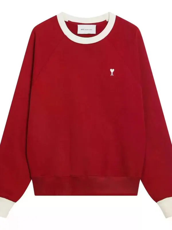 AMI Paris De Coeur Raglan-sleeve Sweatshirt