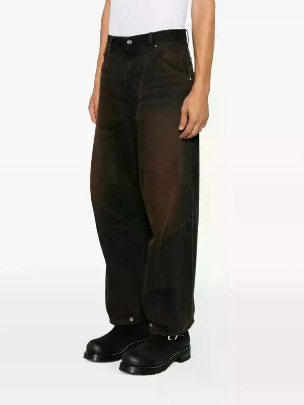 PDF Faded Graphic-print Jeans