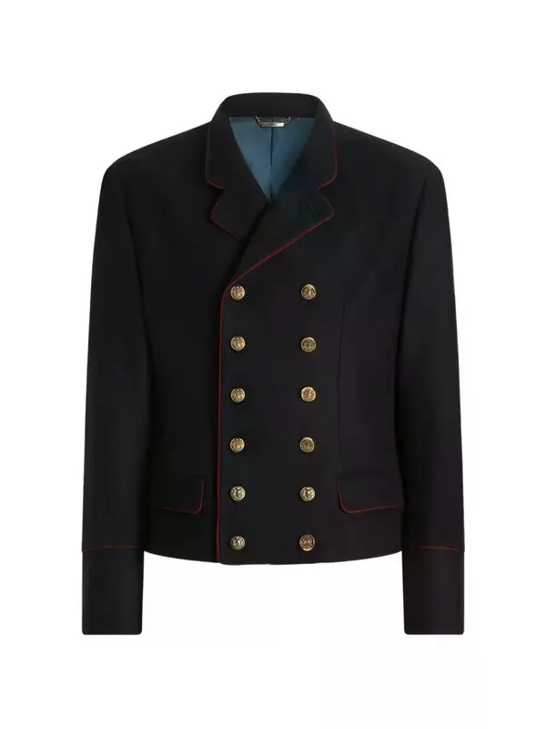 Dolce & Gabbana Double-breasted Wool Frock Coat