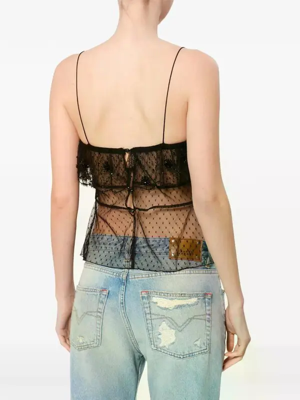 Isabel Marant Étoile Olaja Embroidered Plumetis Lace Top