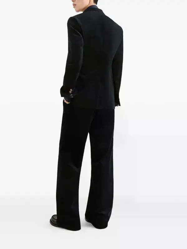 Dolce & Gabbana Velvet Trousers - Blue