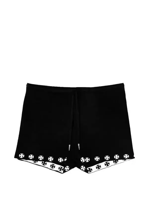 Chrome Hearts Cross-print Drawstring Shorts