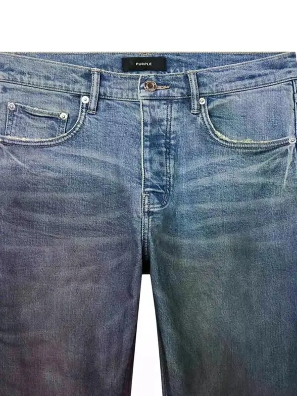 PURPLE BRAND Coated Gradient Jeans