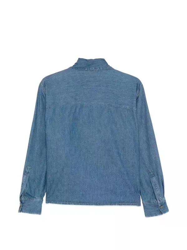 Seventy Exaggerated-collar Denim Shirt