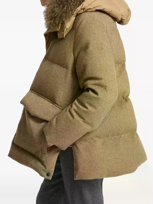 YVES SALOMON Cashmere Hooded Coat