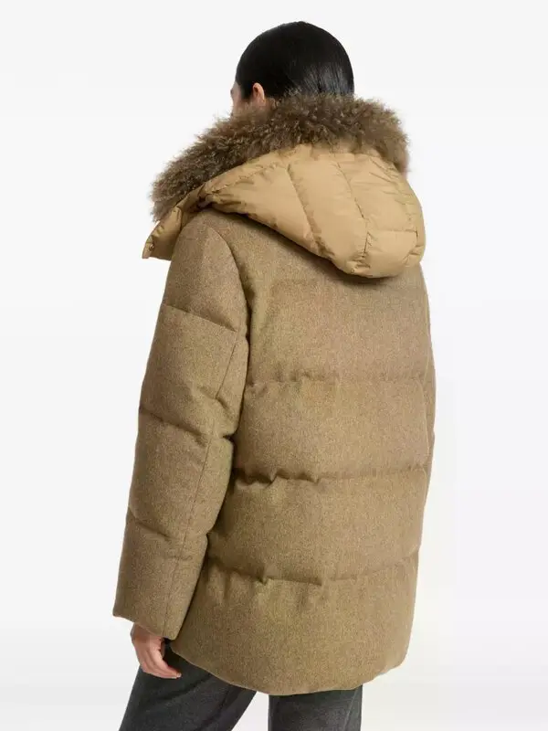 YVES SALOMON Cashmere Hooded Coat