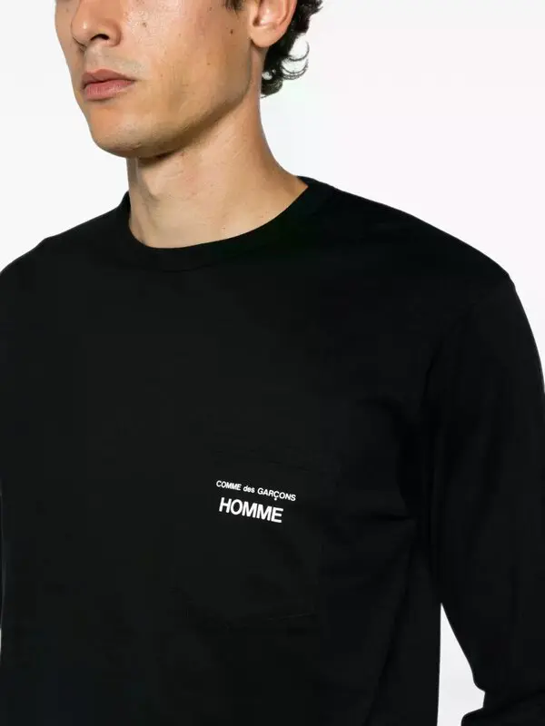Comme Des Garçons Logo-print Pocket T-shirt