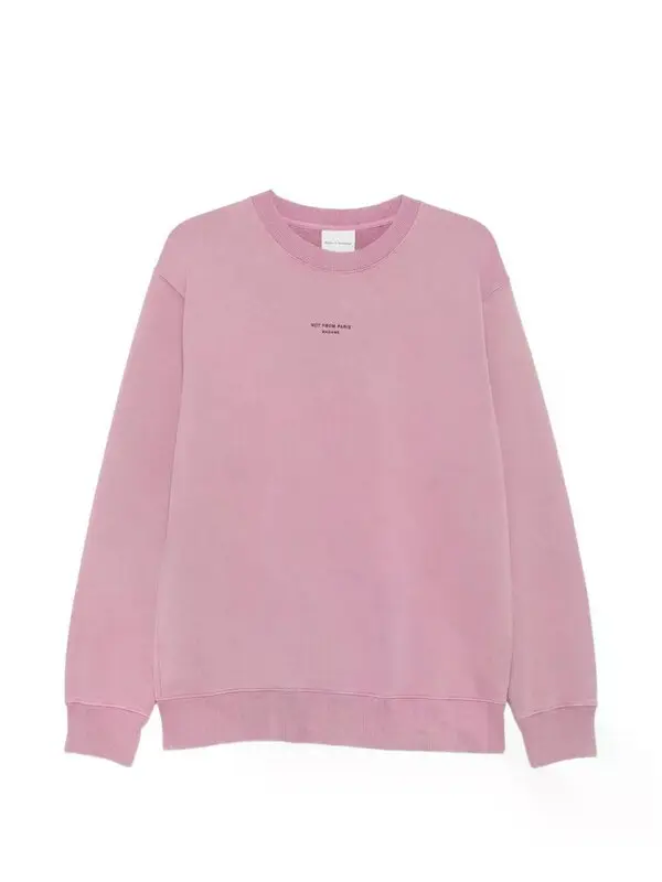Drole De Monsieur Slogan-print Sweatshirt