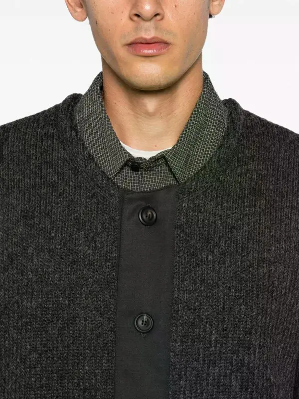Our Legacy Pressed Wool Cardigan - Grey