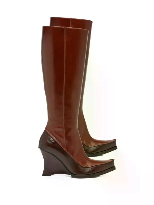 DIESEL® Pointed-toe Boots - Brown