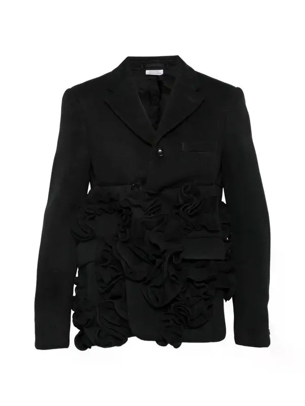 Comme Des Garçons Ruffled Blazer