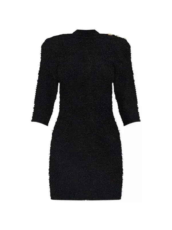 Balmain Button-embellished Mini Dress