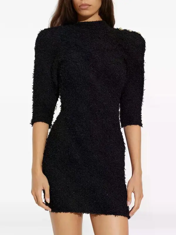 Balmain Button-embellished Mini Dress