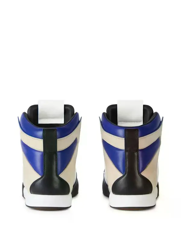 Givenchy Yard High-top Sneakers In Leather - White
