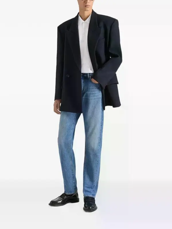 Givenchy Couture Seam Straight Fit Shadow Washed Jeans