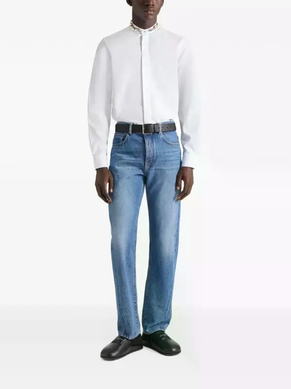Givenchy Couture Seam Straight Fit Shadow Washed Jeans